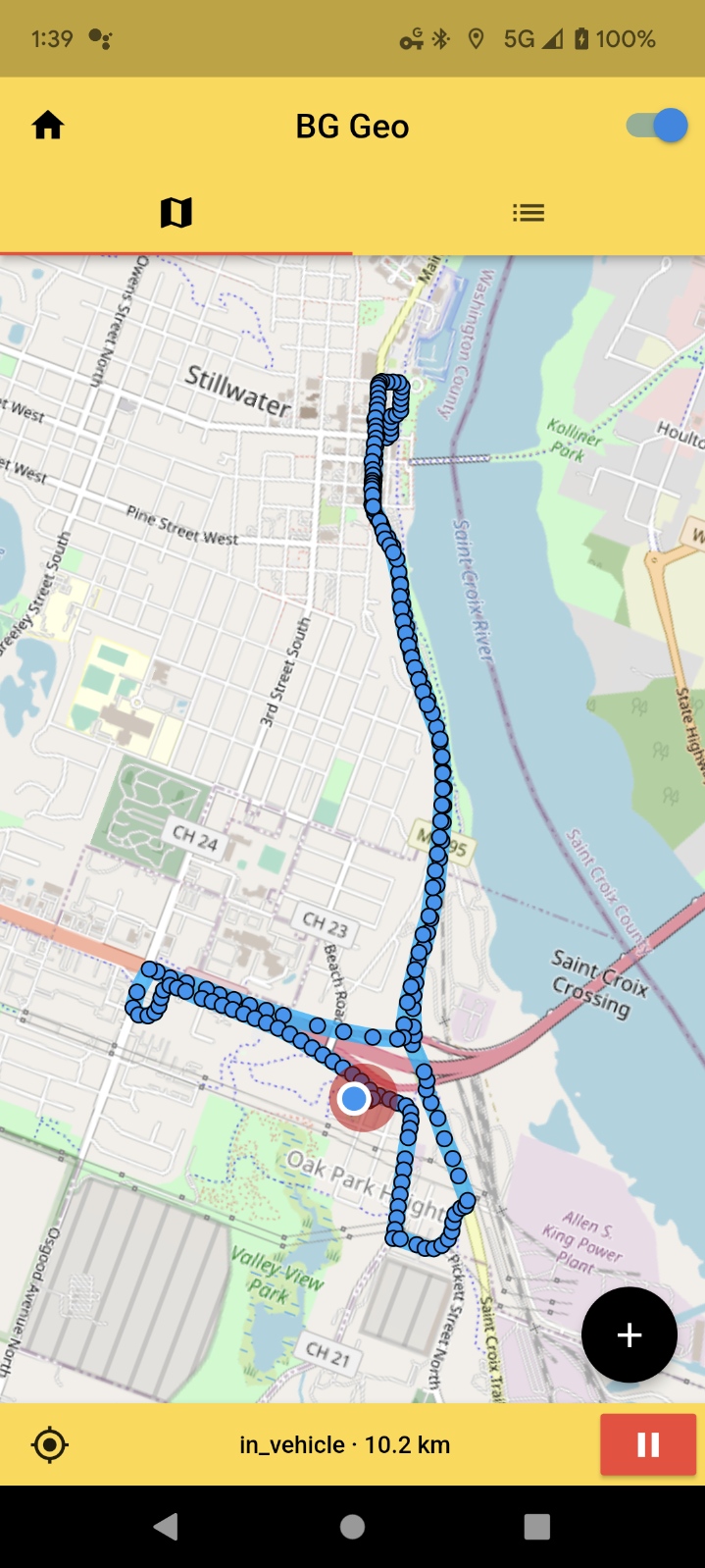New phone, location bounces around · Issue #889 · transistorsoft ...