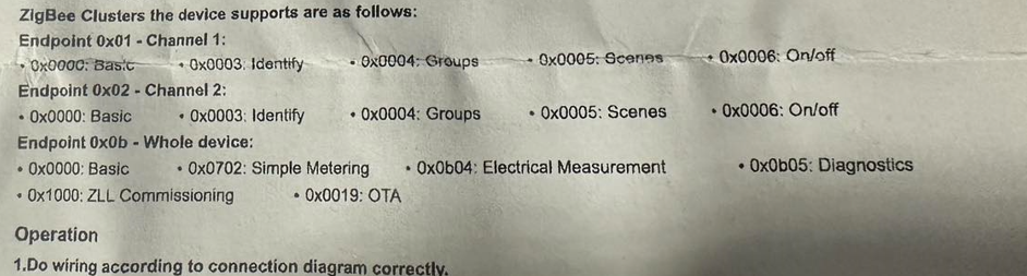 SR-ZG9101SAC-HP-SWITCH-2CH ('Vesternet Zigbee 2 channel switch (VES-ZB-SWI-015)') wrong ...