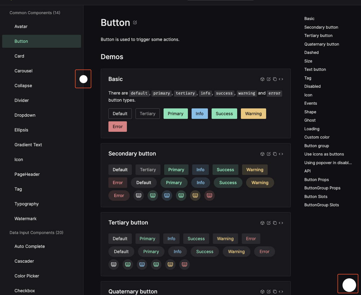 The project document has the wrong color when in dark mode · Issue #4381 · tusen-ai/naive-ui ...