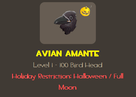 [TF2] Miami Rooster & Batter's Beak have inconsistent item types ...