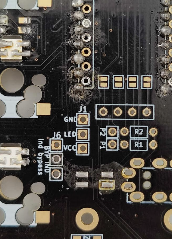 Help: LED still turns on after de-bridging the LED jumpers and ...