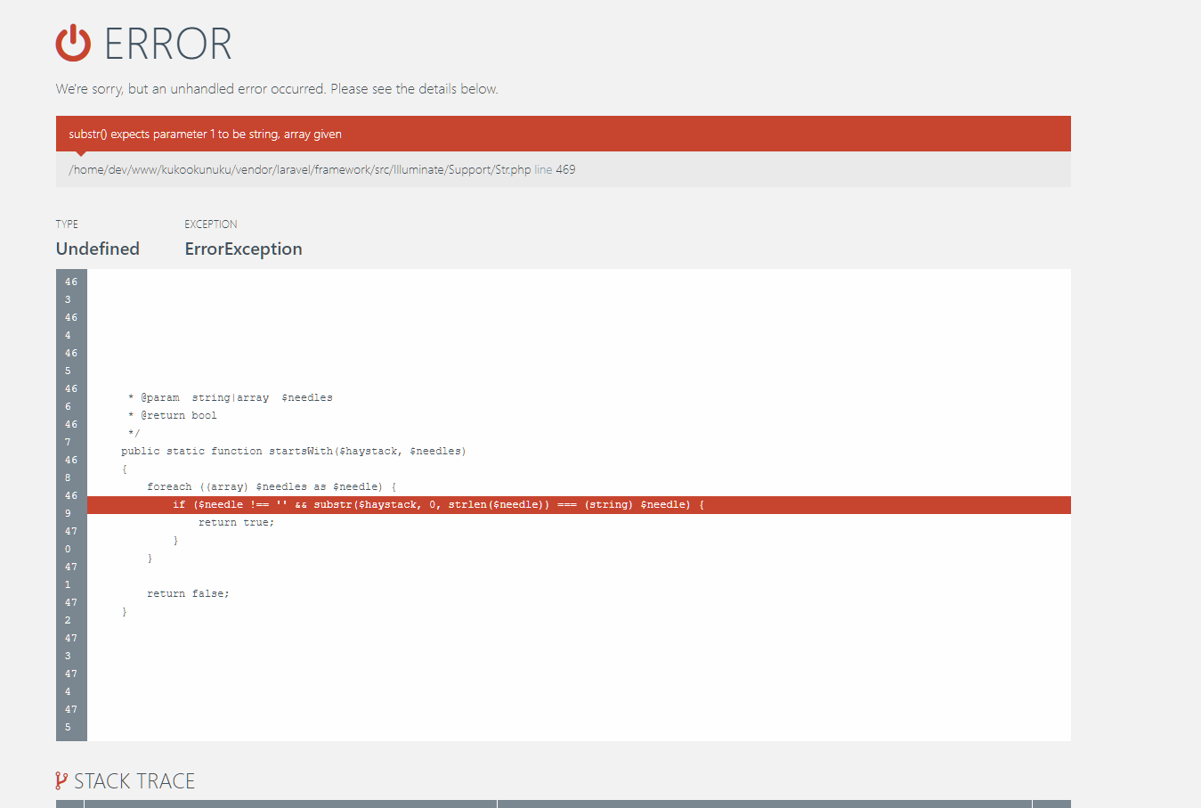 Error after update to 446 · Issue #4066 · octobercms/october · GitHub