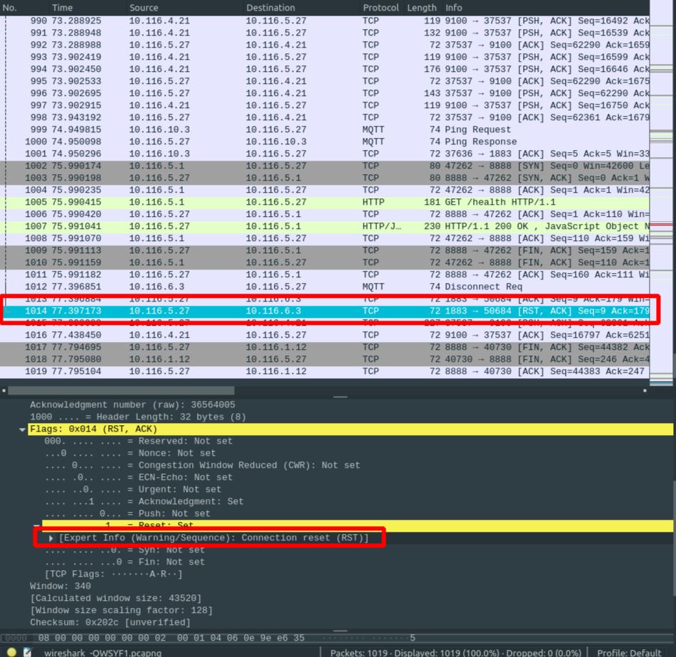 Tcp Error Finishing Connection Error While Terminating Connection · Issue 8737 · Traefik