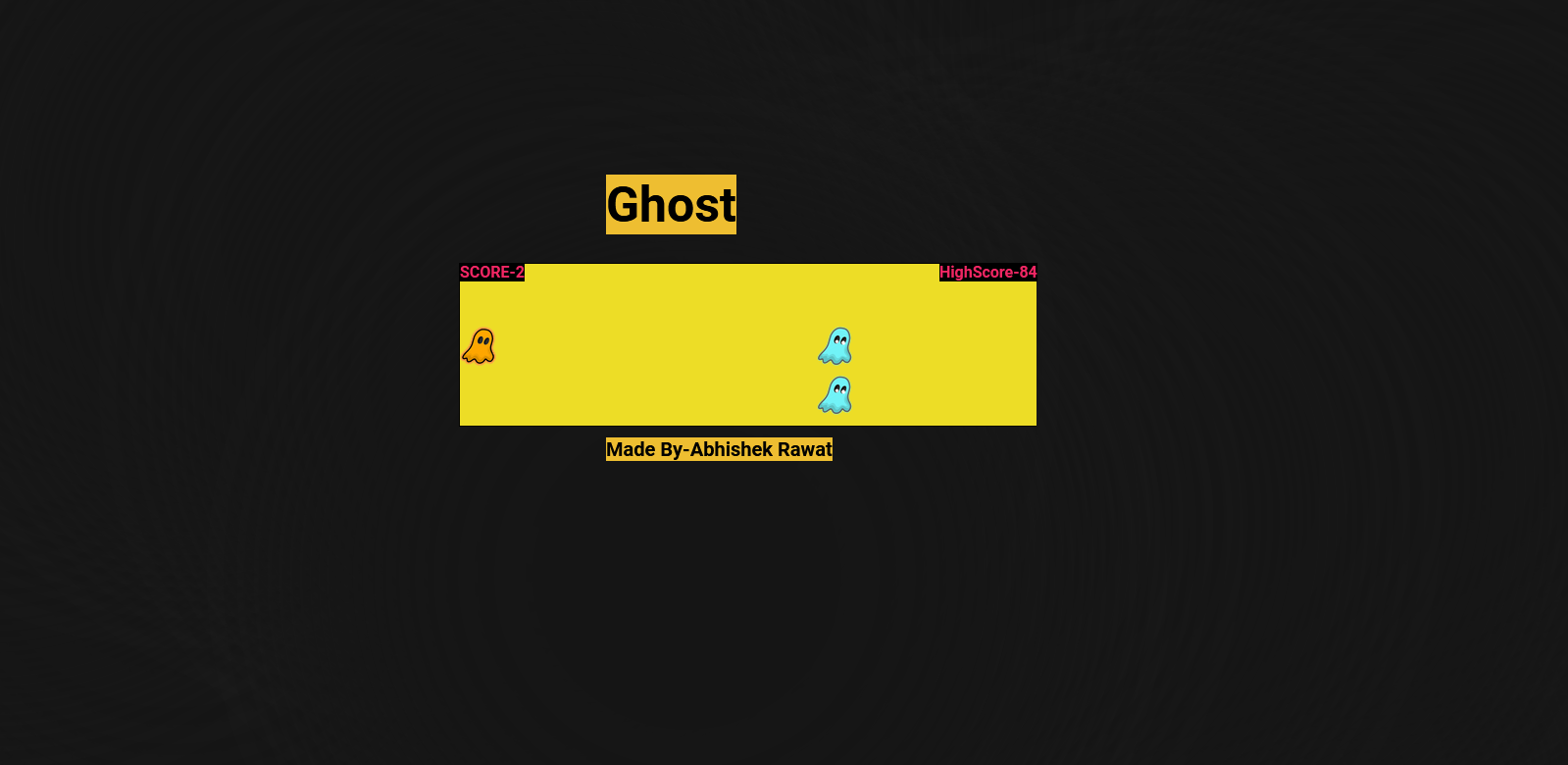 GitHub - AbhiRwDev/DodgeGhostHtml: A 2d obstacle dodging game using ...
