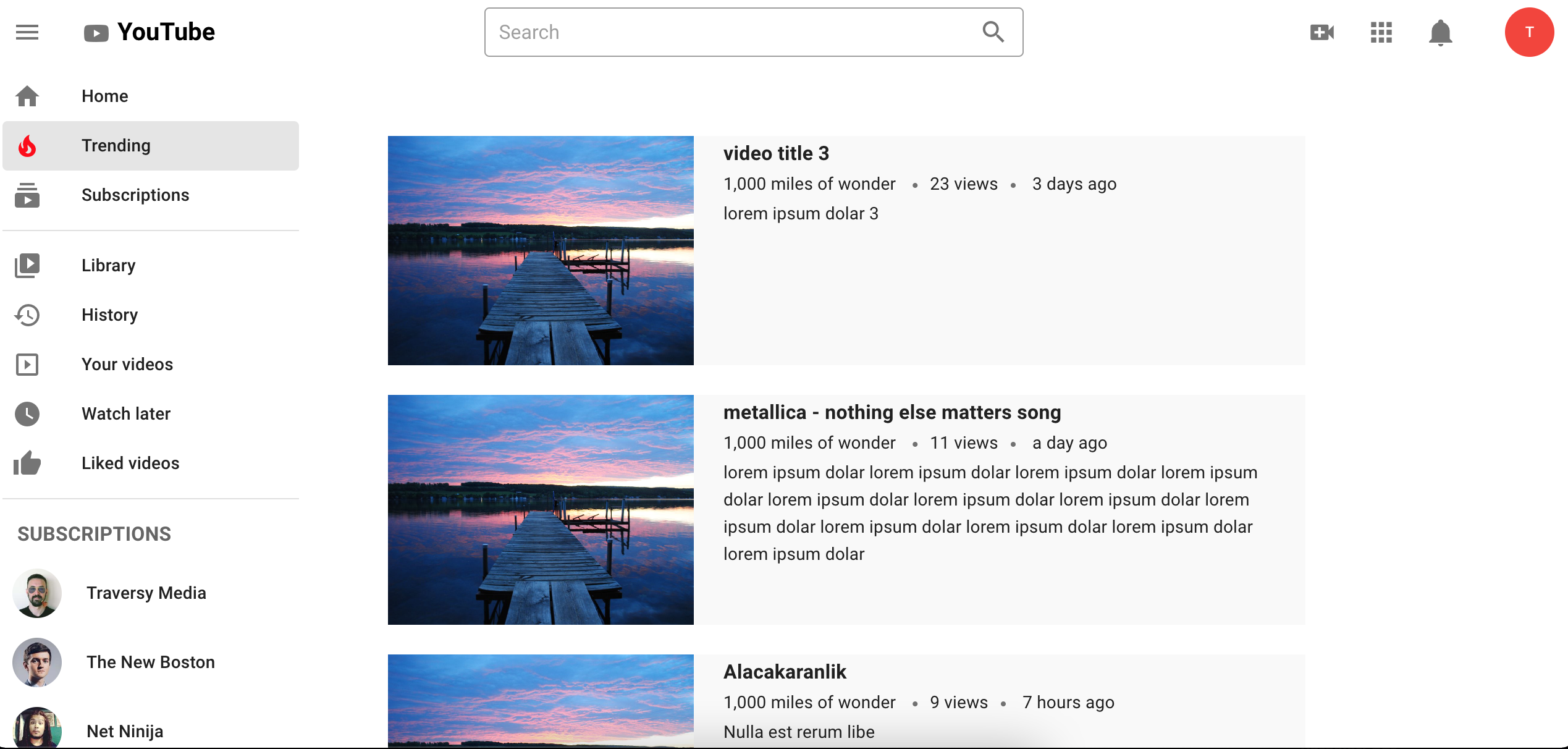 GitHub - ErenBekman/Youtube-Clone: youtube-clone