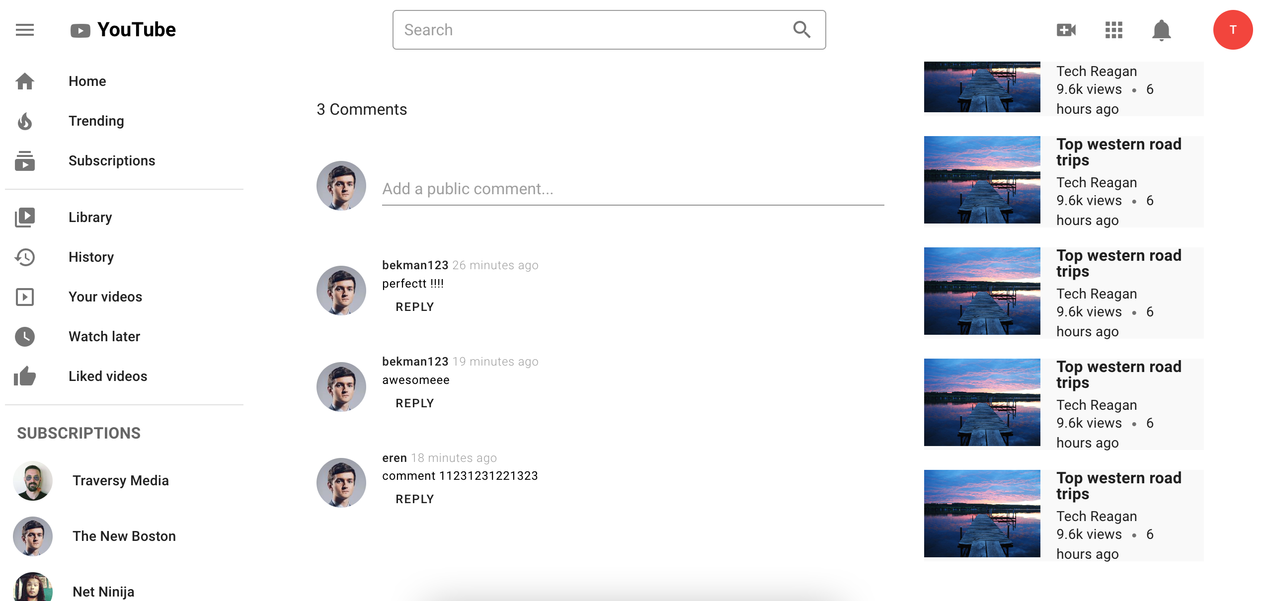 GitHub - ErenBekman/Youtube-Clone: youtube-clone