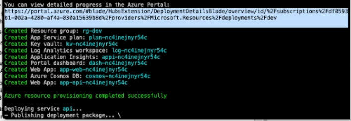 Confusion in status in between provisioning and deployment steps · Issue #1368 · Azure/azure-dev ...