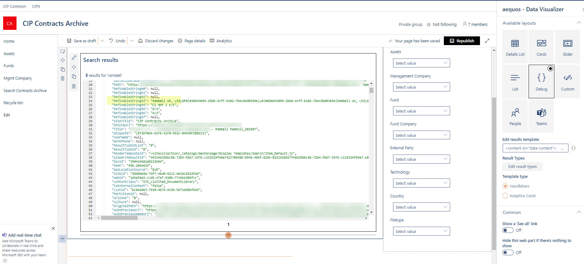 Filter webpart does not work as expected · Issue #18 · aequos-solutions/modern-data-visualizer ...