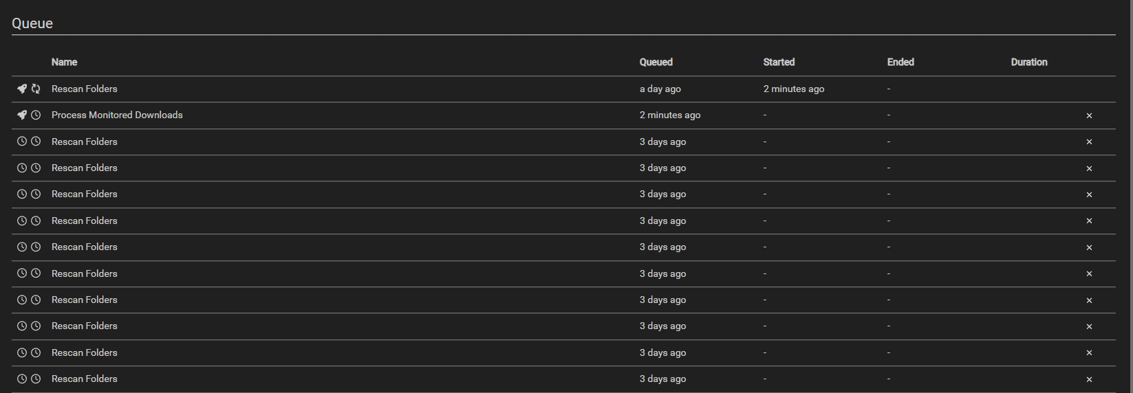 Stuck after rescan · Issue #3734 · Lidarr/Lidarr · GitHub