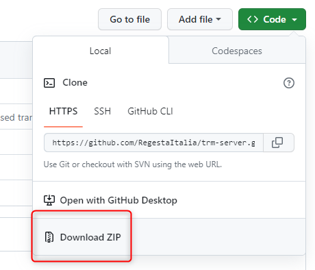 GitHub - RegestaItalia/trm-server: TRM (Transport Request Manager) Server