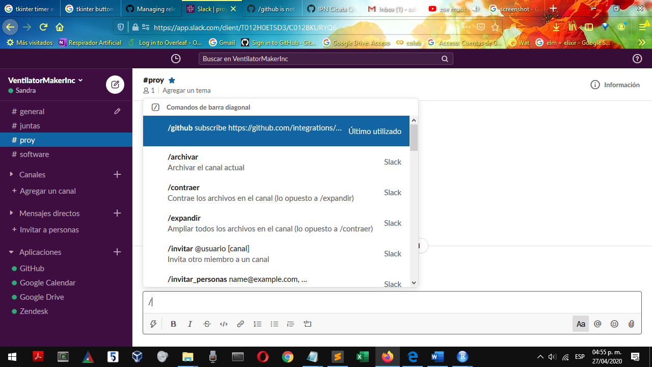 Bug Github Is Not A Valid Command With Github Integration Installed In Old Version Of Slack