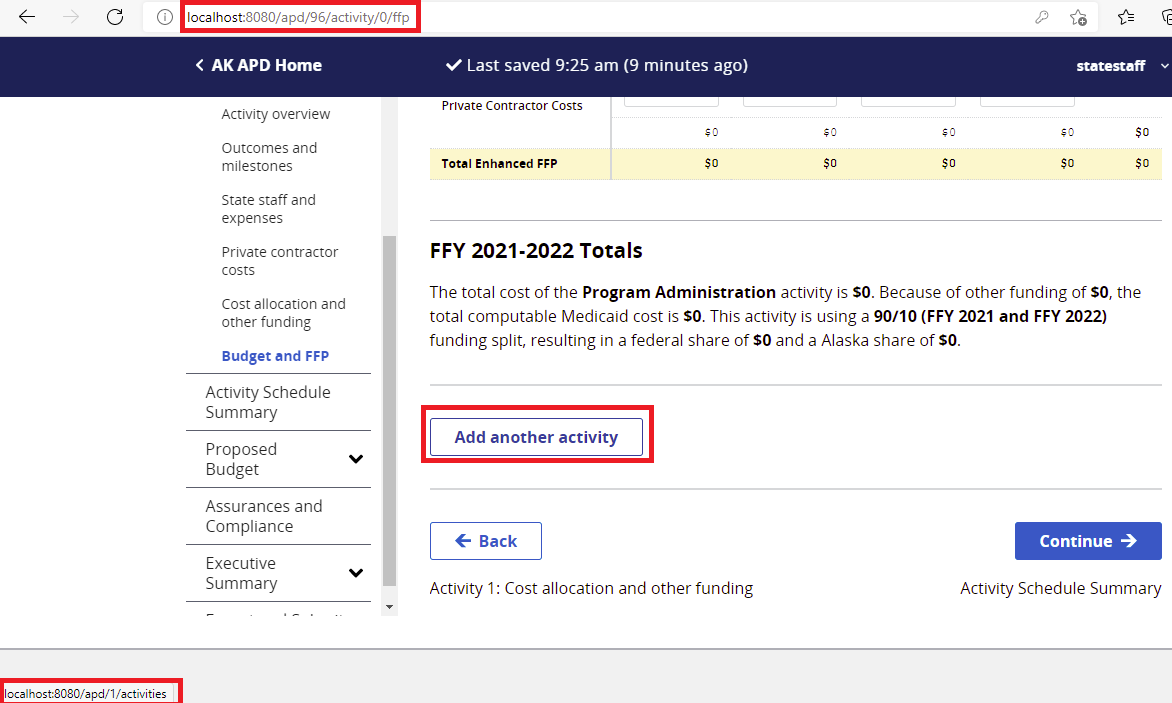 [Bug] "Add Activity" button in activity page links to wrong APD · Issue #3334 · Enterprise-CMCS ...
