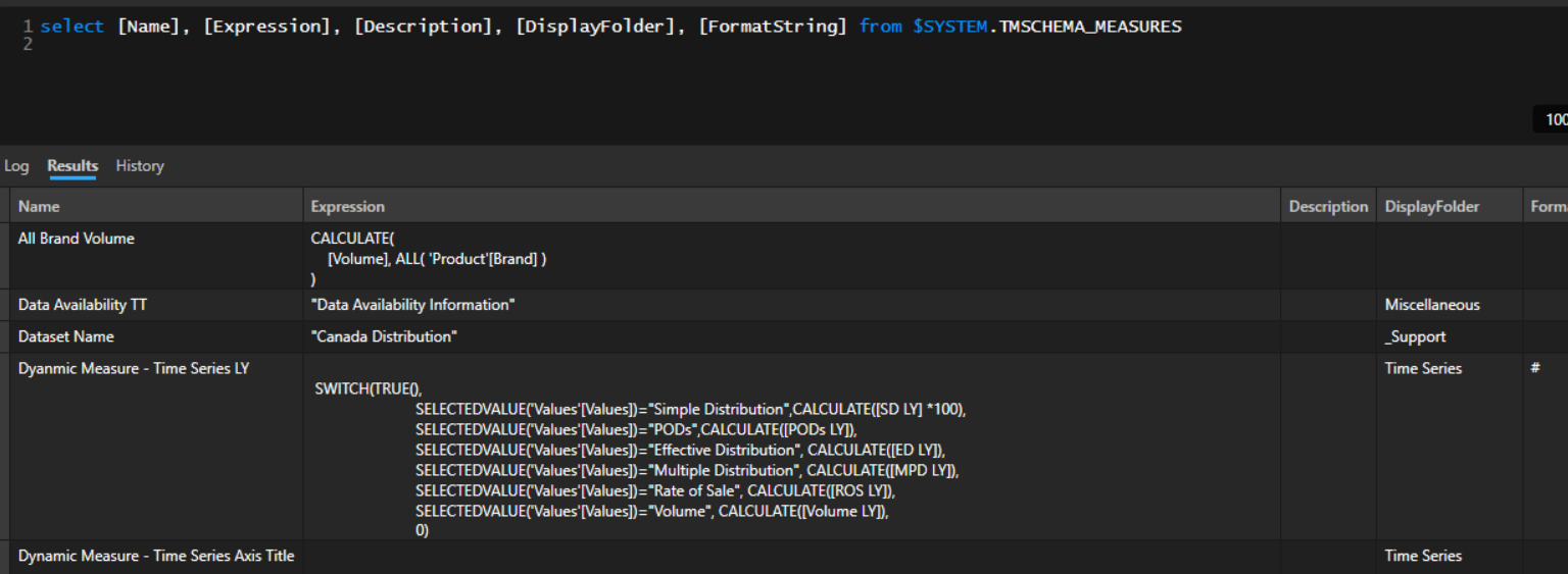 DAX Studio - Export Measure Metadata (DMV) to Linked Excel. · Issue #1083 · DaxStudio/DaxStudio ...