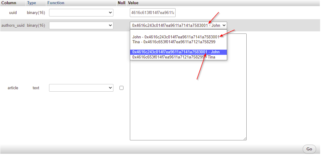 Binary dropdown field display bug · Issue #16995 · phpmyadmin/phpmyadmin · GitHub