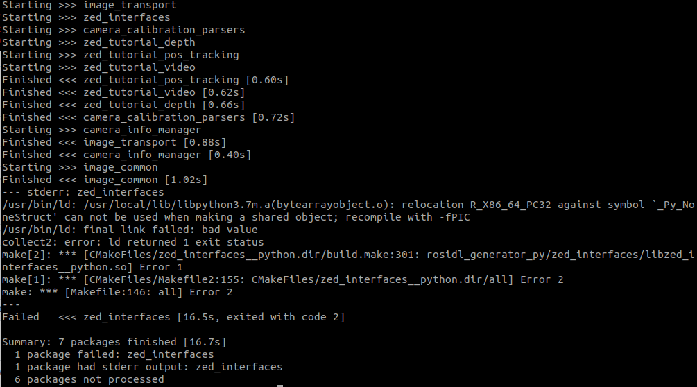 [BUG] No module named 'em' · Issue #53 · stereolabs/zed-ros2-wrapper ...
