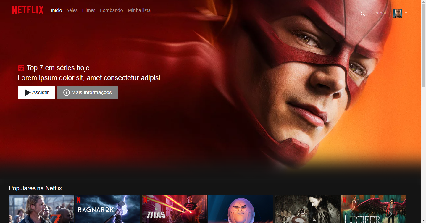 GitHub - JoaoEnrique/Netflix: Desenvolvi o Front-End (Layout) da página ...