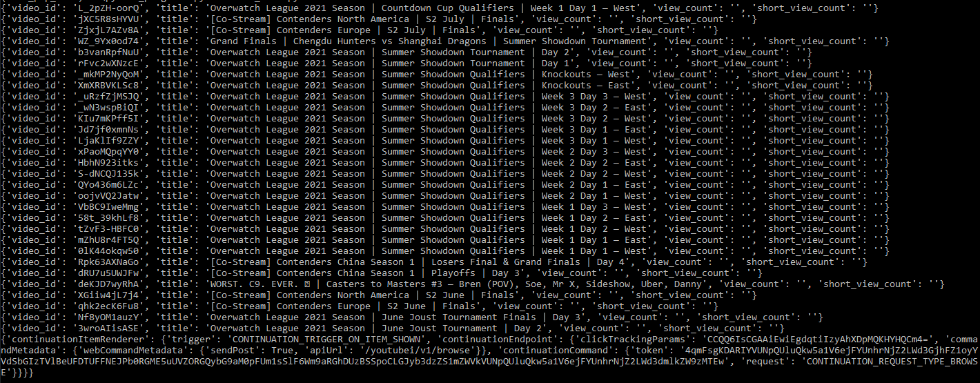 [BUG] YouTubeChatDownloader().get_user_videos issue · Issue #114 · xenova/chat-downloader · GitHub