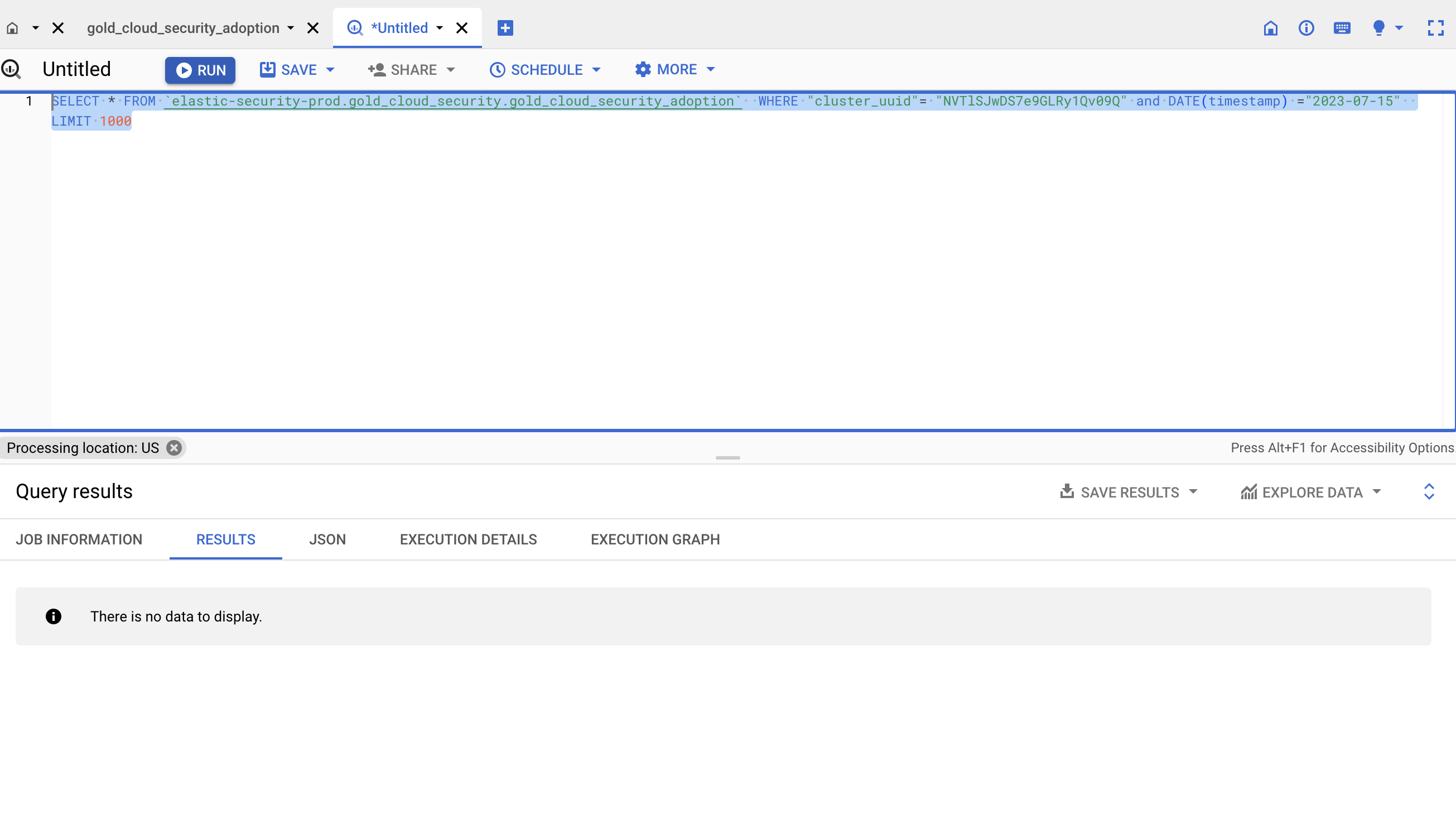 [Cloud Security][Bug][Telemetry] Telemetry data not showing up on Big Query · Issue #162549 ...