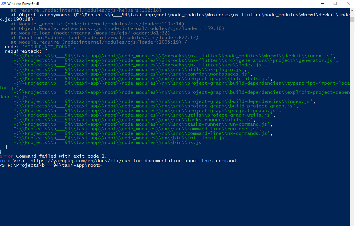 ng build command gives always same error for an existing angular + nestjs project · Issue #12800 ...