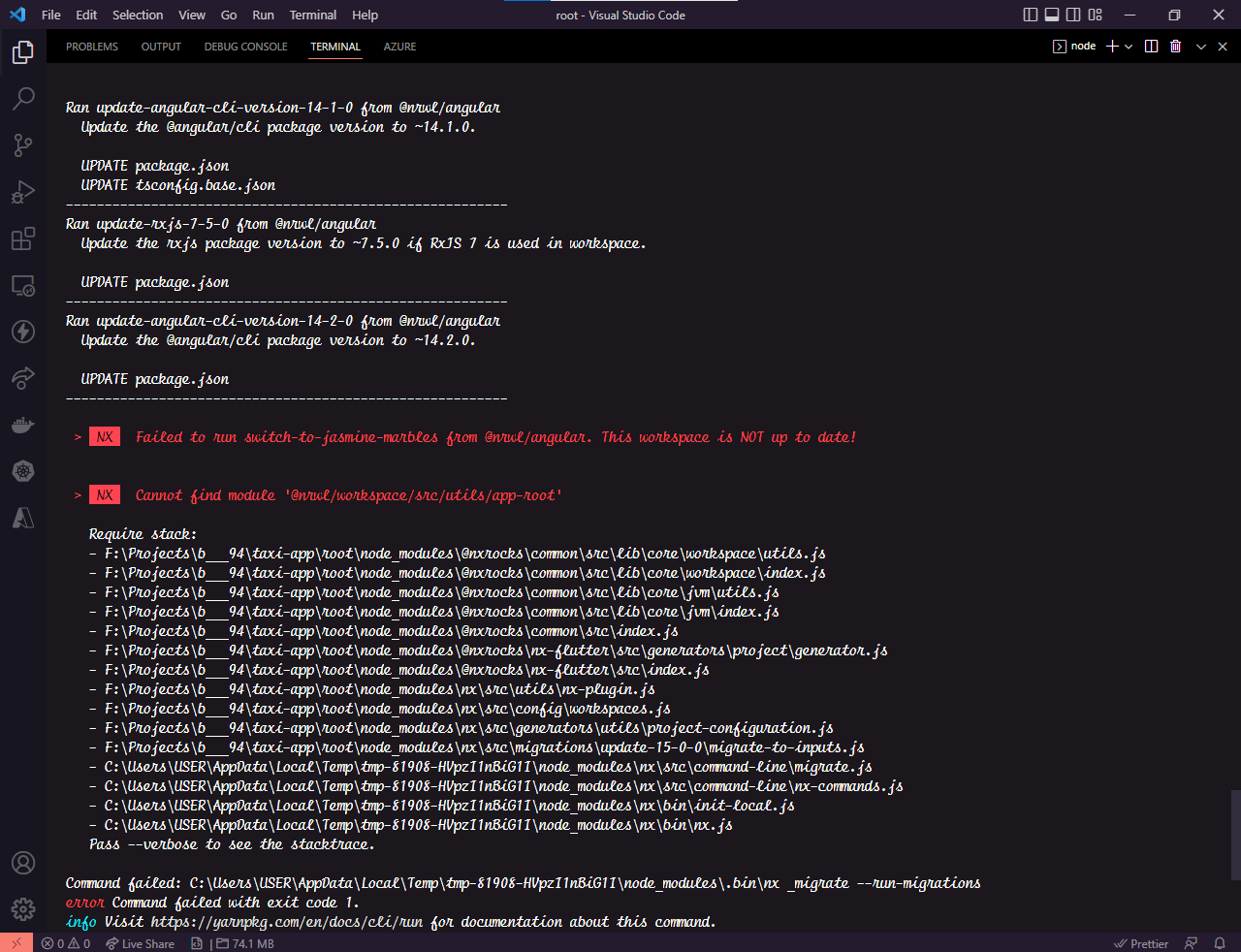 Ng Build Command Gives Always Same Error For An Existing Angular Nestjs Project · Issue 12800