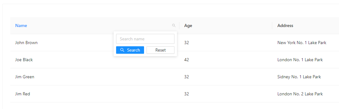 [Feature Request] Add column filter on header table component · Issue #5636 · element-plus ...