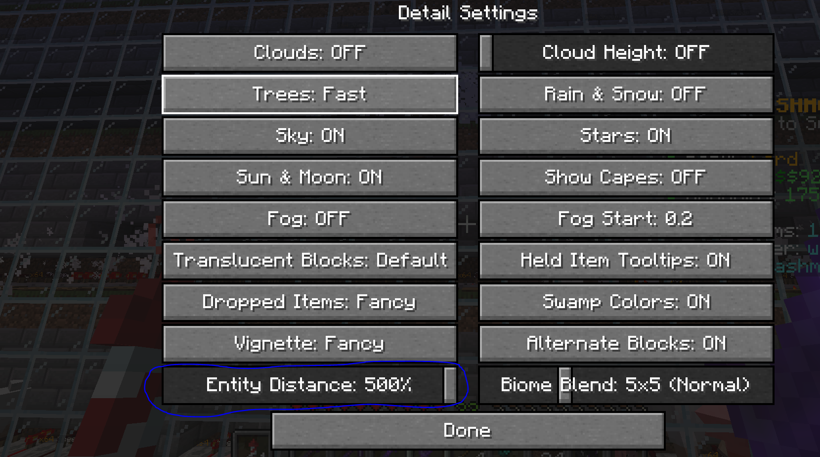 Entity/Render Distance increase (Vanilla) · Issue #879 · SmashMC-Development/Suggestions · GitHub
