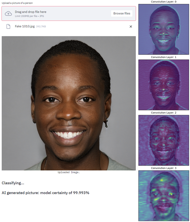 GitHub - doemerson123/fake-detector: Detect AI generated pictures of people