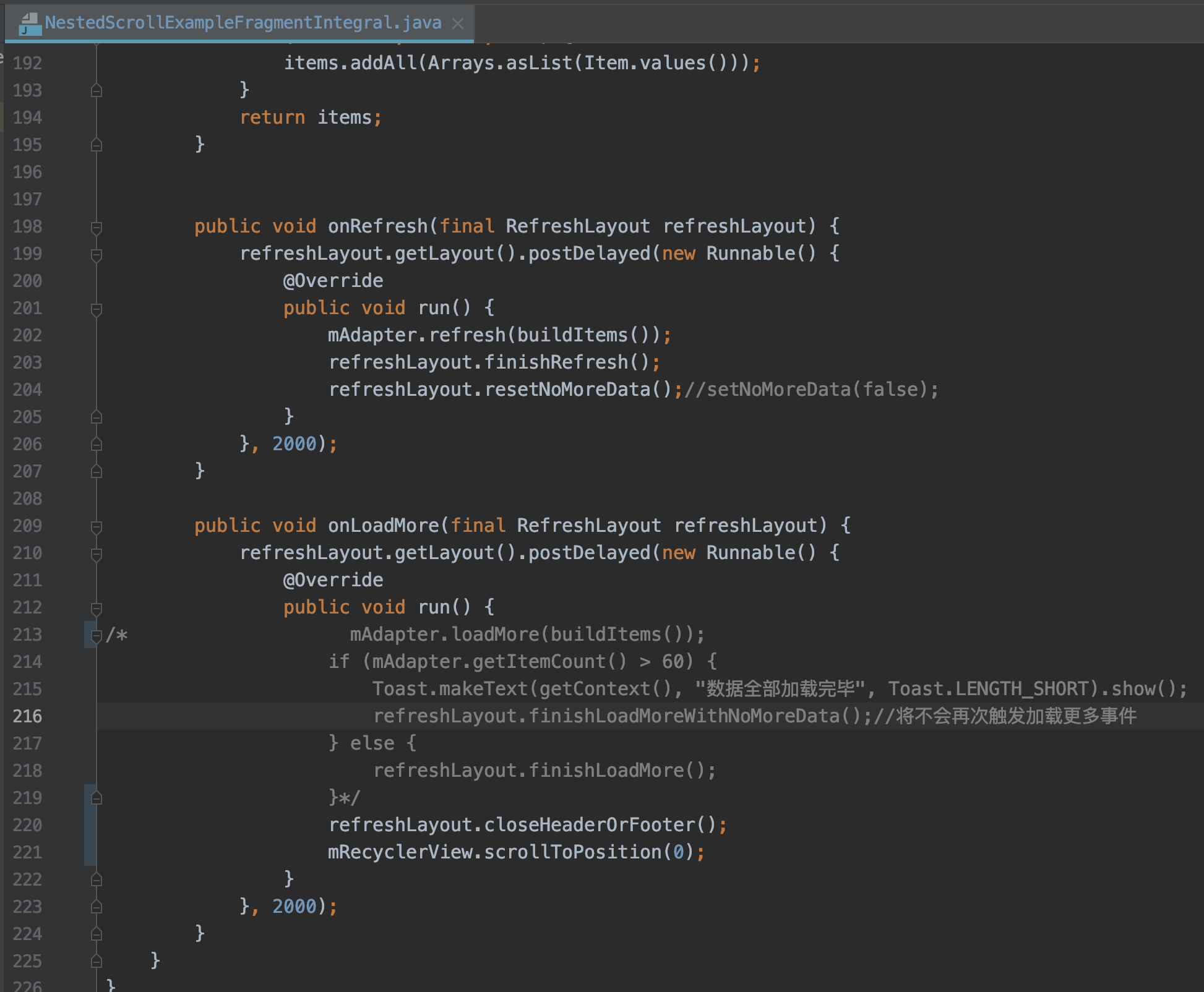 Smartrefreshlayout Coordinatorlayout Recyclerview 置顶bug · Issue