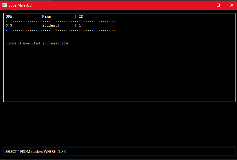 GitHub - YehiaFarghaly/database-engine: Database Engine that supports Creating tables, Inserting ...