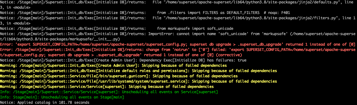 broken superset install - cannot import name 'soft_unicode' from 'markupsafe' · Issue #8 ...