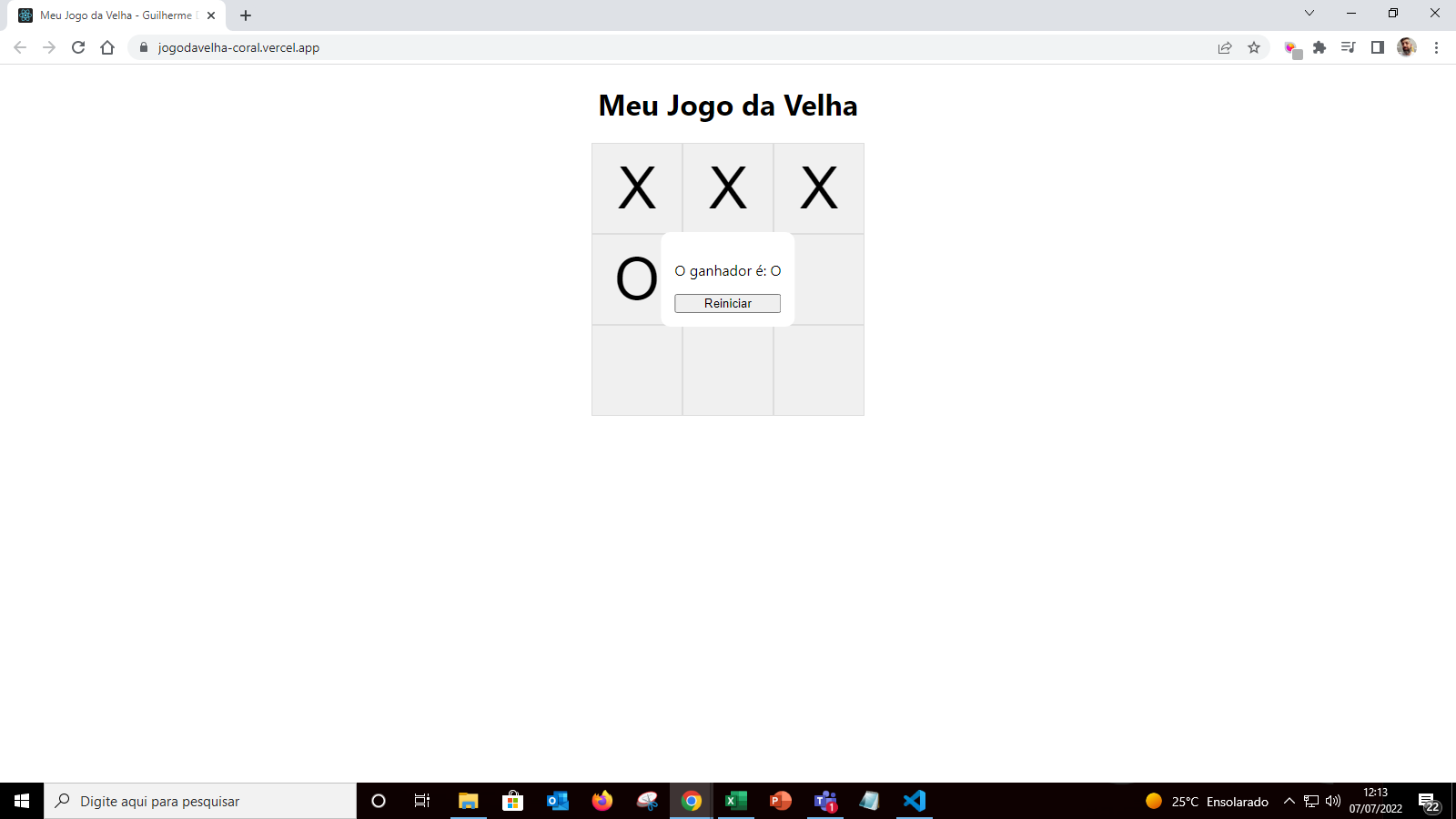 GitHub - guiodrumond/Meu-Jogo-da-Velha
