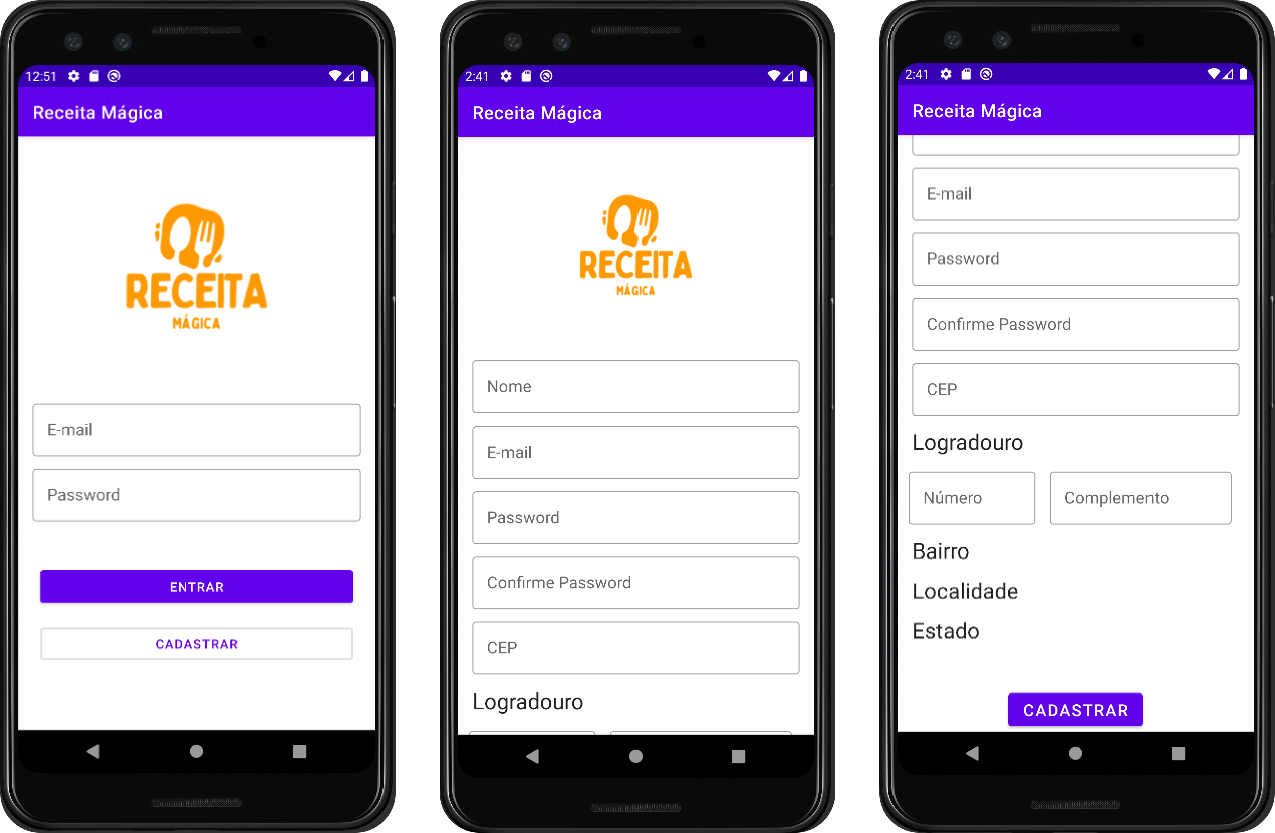 GitHub - tassianabenamor/receita-magica: Aplicativo de receitas desenvolvido para a disciplina ...