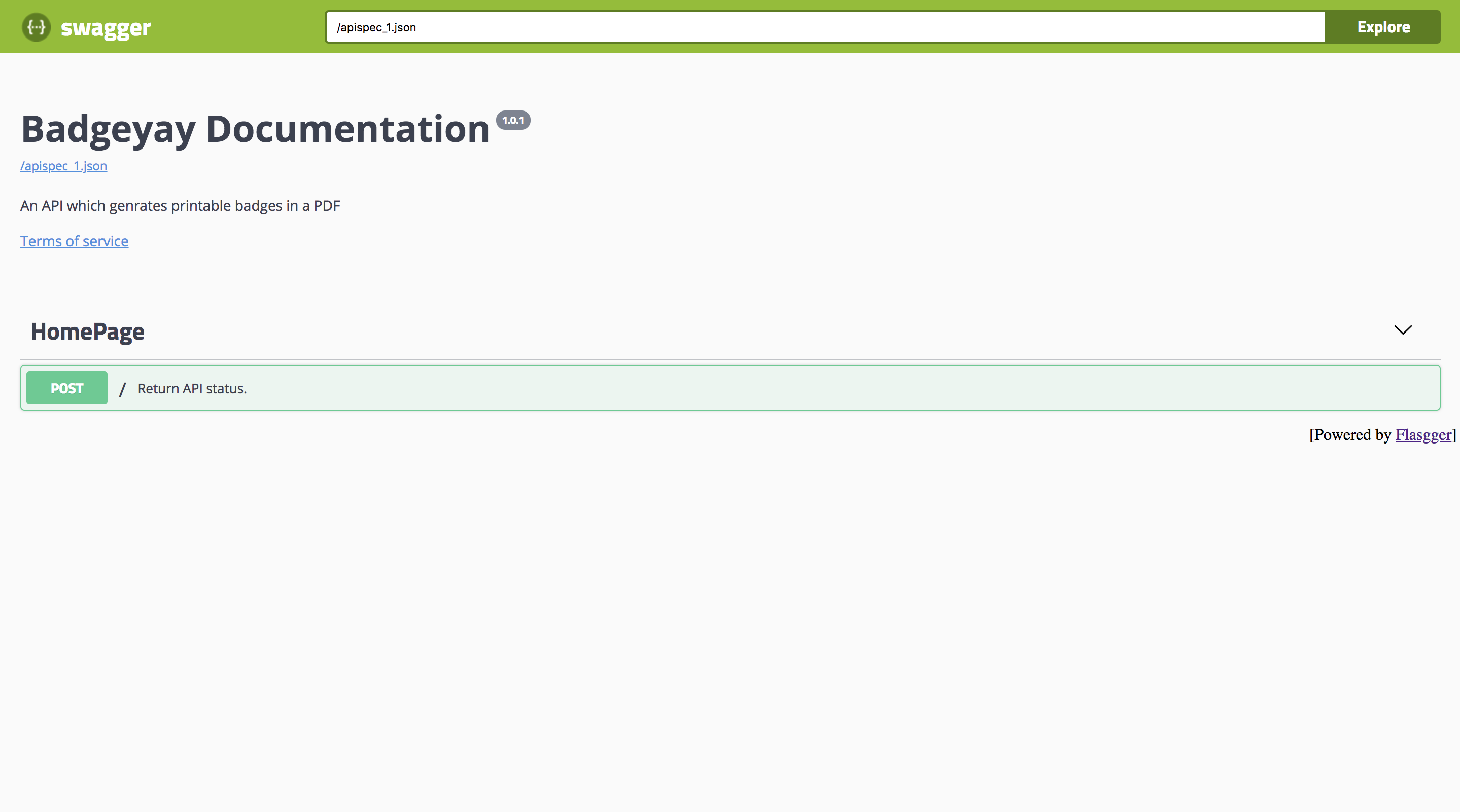 Swagger UI is not working · Issue #916 · fossasia/badgeyay · GitHub