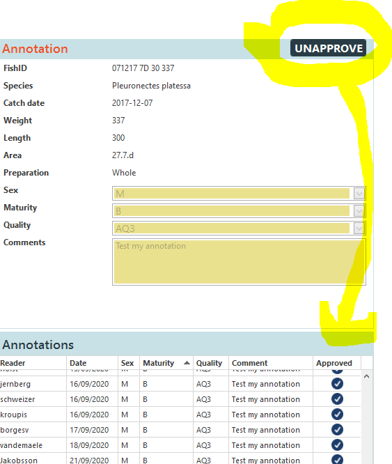 Approve and Unapprove · Issue #303 · ices-eg/SmartDots · GitHub