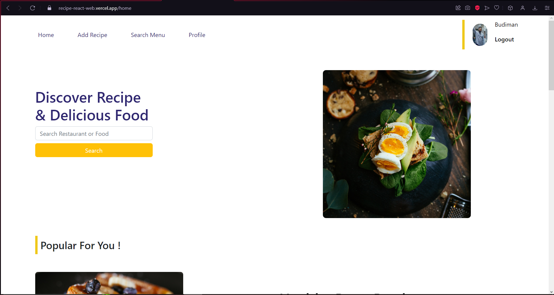 GitHub - akbarfaiz/recipe-react-web