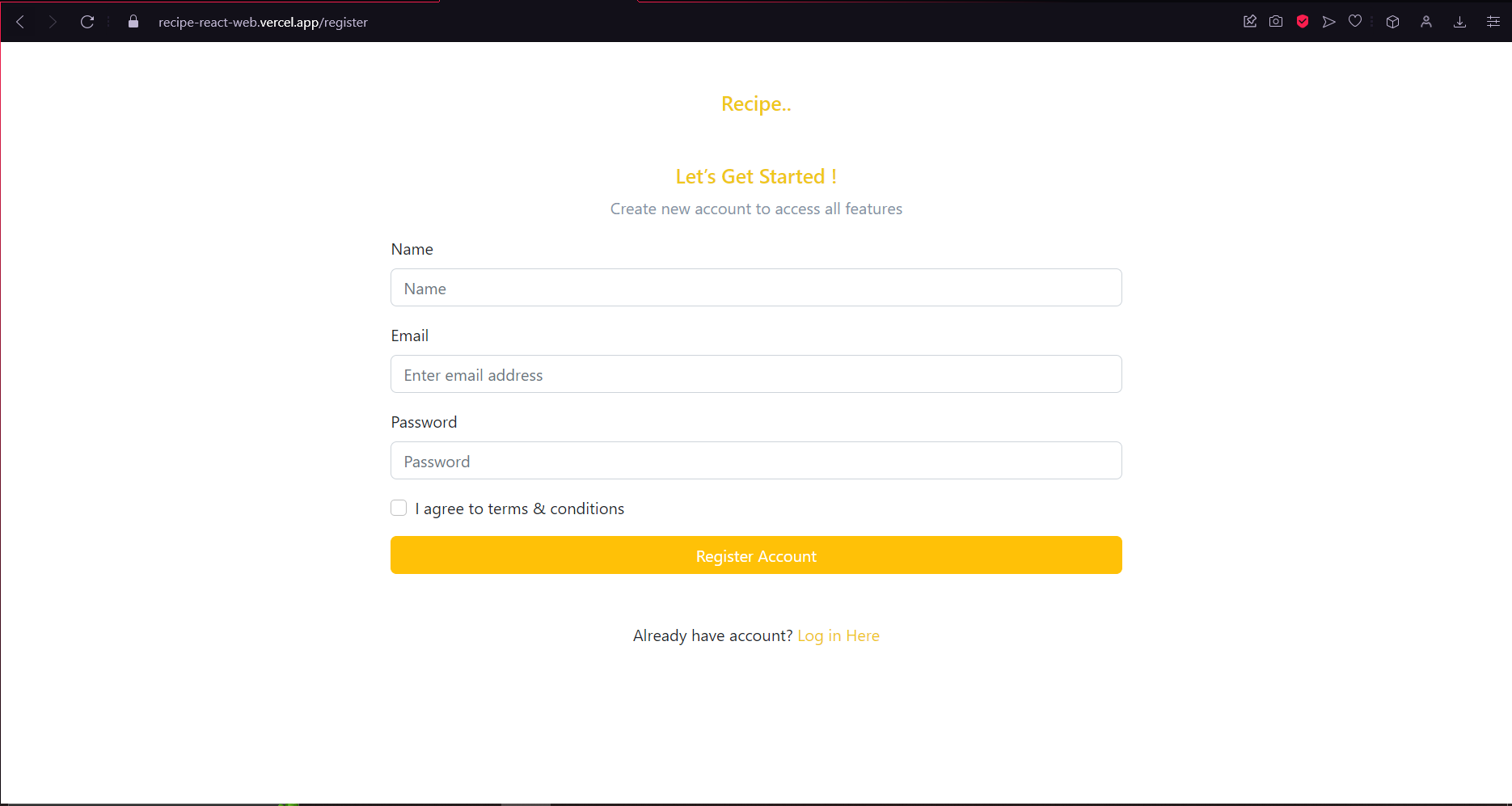 GitHub - akbarfaiz/recipe-react-web