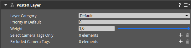 DPE Inspector: PostFX Layer and Surface Data components have their clear container bin button ...