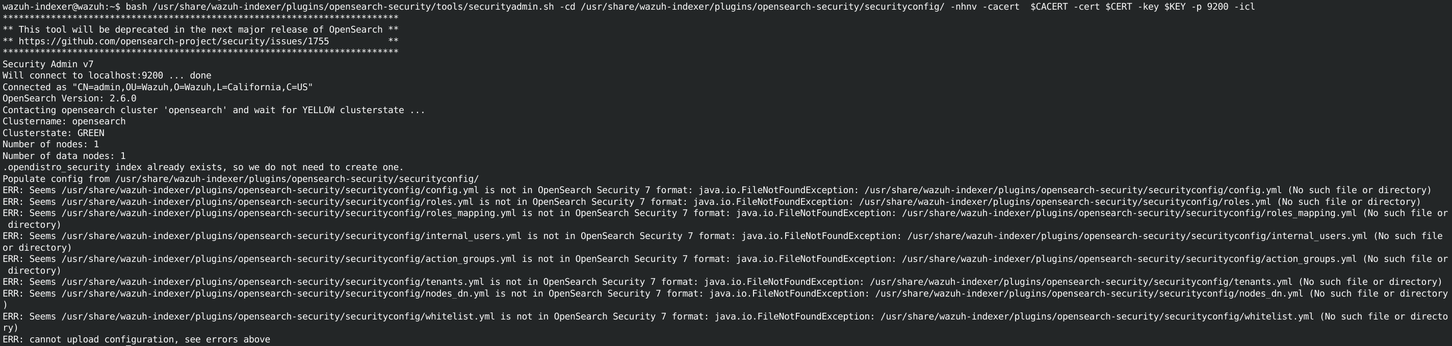 Securityadmin.sh fail when trying to change admin's password · Issue #859 · wazuh/wazuh-docker ...
