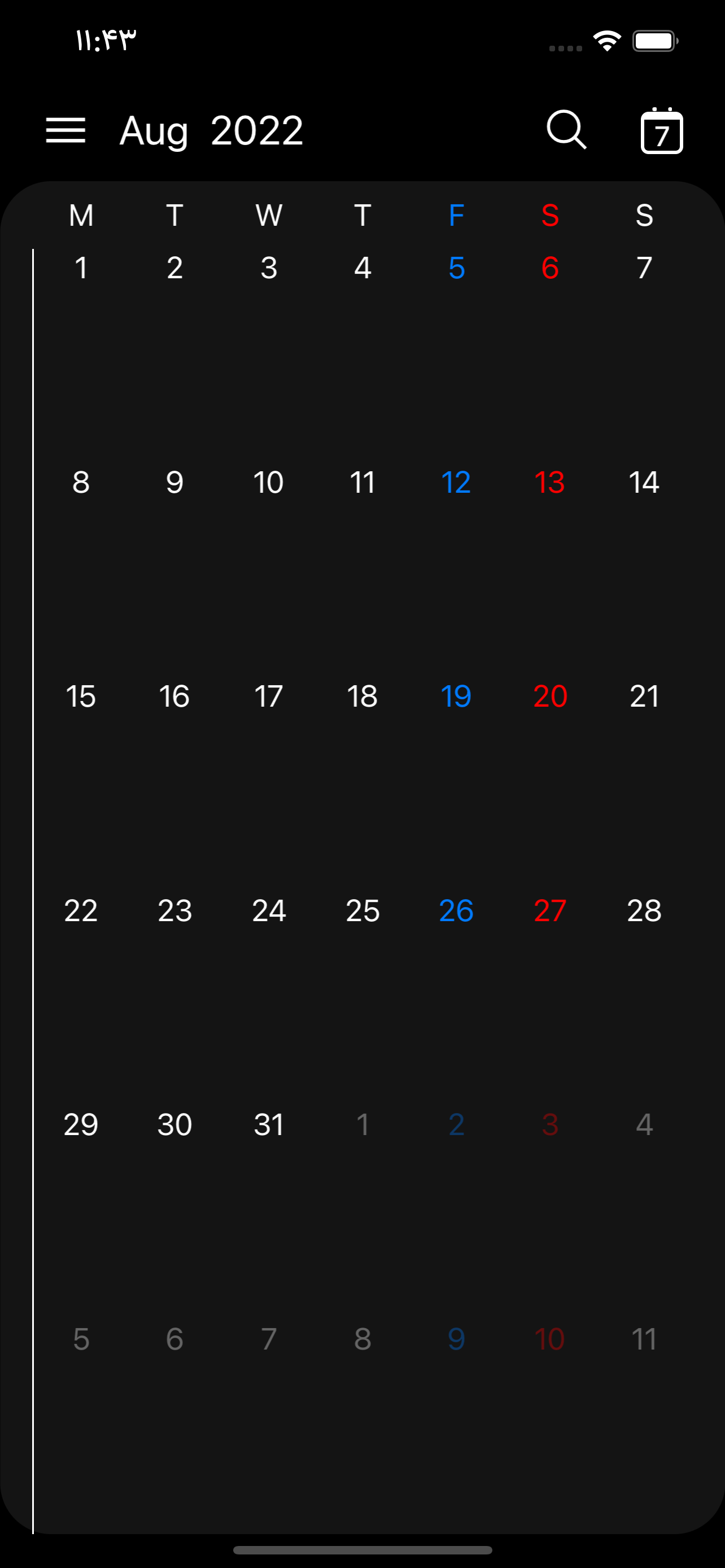 GitHub - ilz5753/RNCalendar: React Native Calendar App