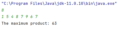 The maximum product of adjacent elements in Java · Issue #229 ...