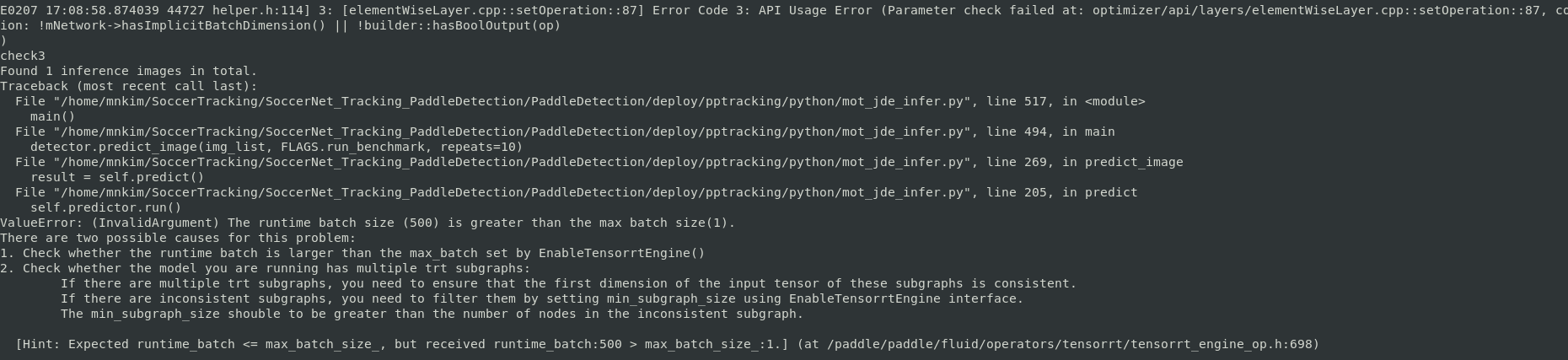 enable_tensorrt_engine · Issue #50319 · PaddlePaddle/Paddle · GitHub