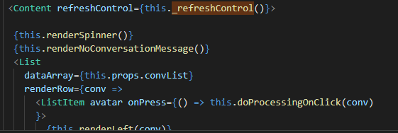 Refresh control not working with nativebase components · Issue #69 · GeekyAnts/NativeBase · GitHub