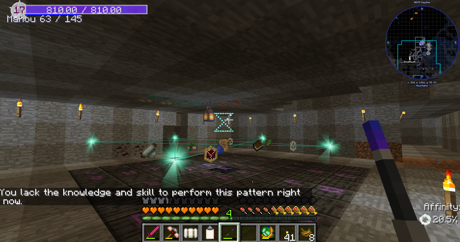 Tier 2 spell ritual is asking me for tier 3 manaweaving pattern · Issue #571 · Mithion/Mana-And ...