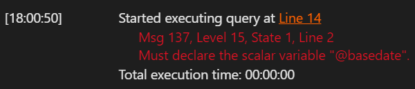 Cannot Start Sql Statement With Ncurrentstatement · Issue 1603 · Microsoftvscode Mssql