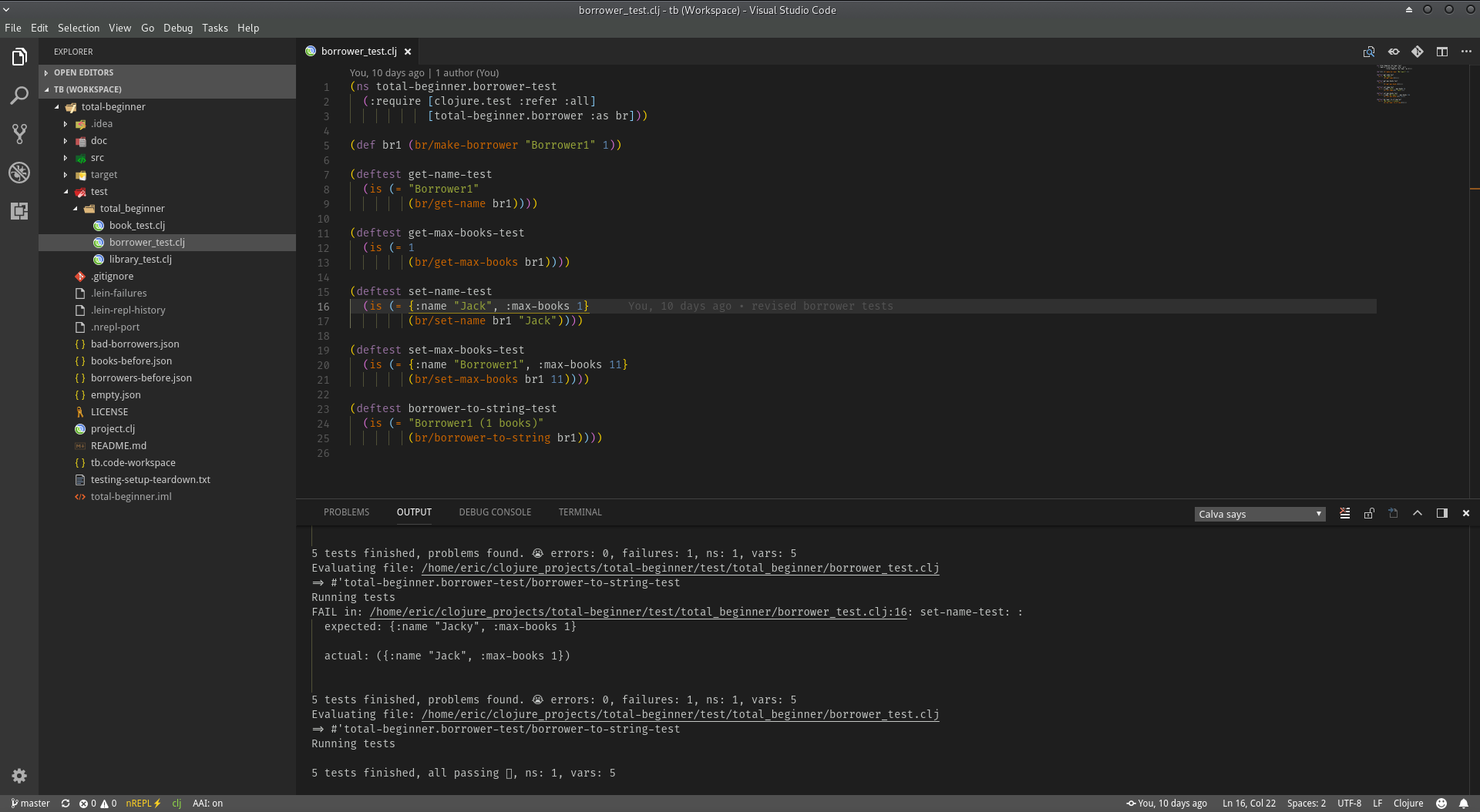 VS Code doesn't connect to nREPL - Part 2 · Issue #40 · BetterThanTomorrow/calva · GitHub