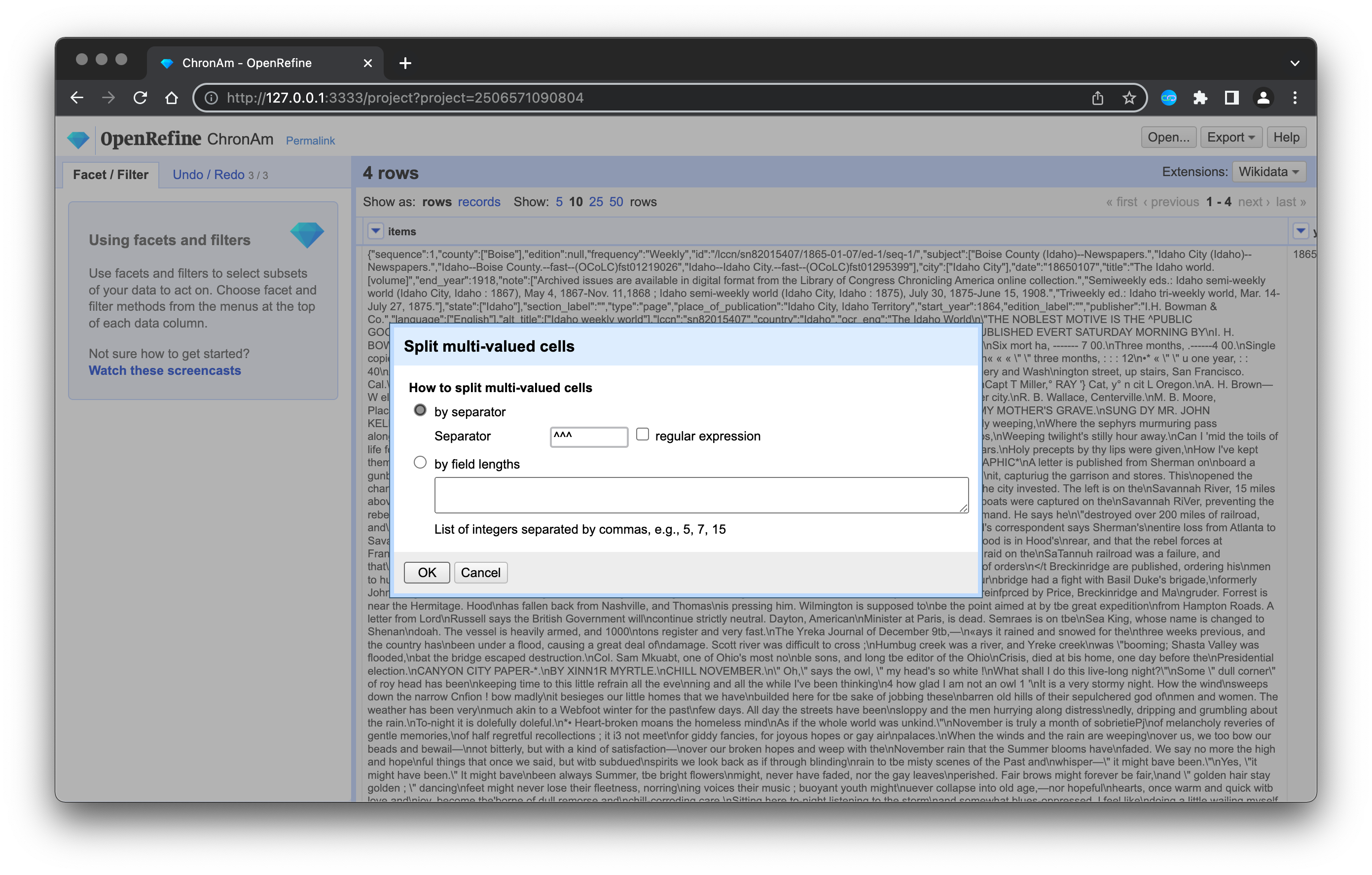 Issues with "Fetching and Parsing Data from the Web with OpenRefine" · Issue #2687 ...