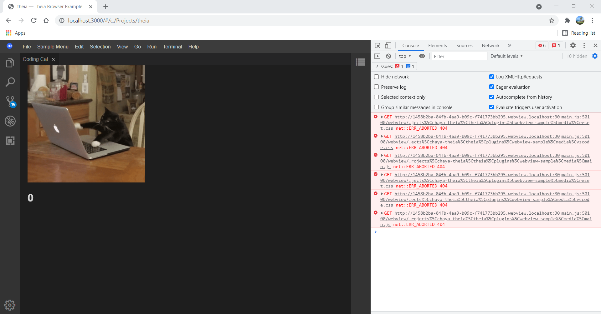 WebView Extensions fails to load their links · Issue #10036 · eclipse ...