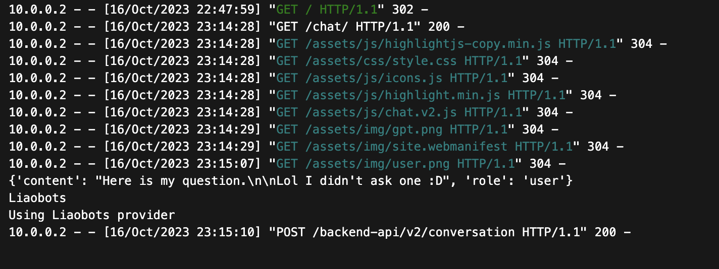 HTML content response when using GPT-4 from Liaobots · Issue #1090 · xtekky/gpt4free · GitHub