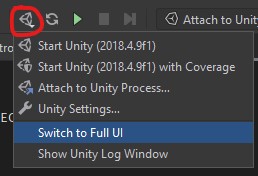 (Rider) Plugin hides configuration selector · Issue #554 · JetBrains/resharper-unity · GitHub