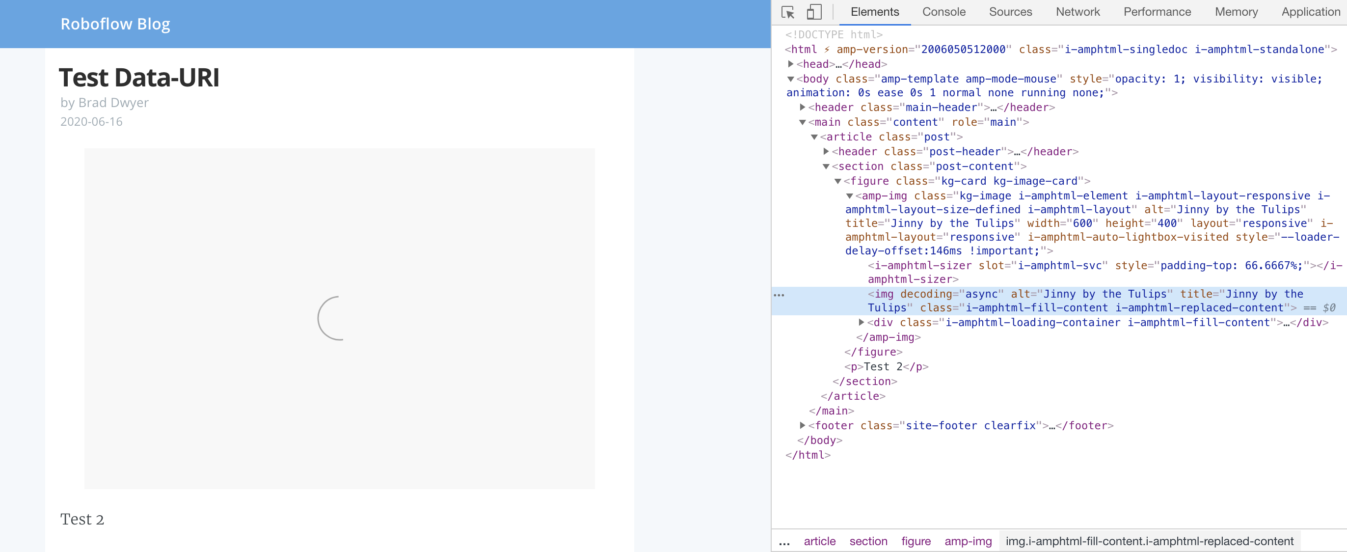AMP Validation Error: A mandatory attribute is missing form an HTML tag · Issue #11920 ...